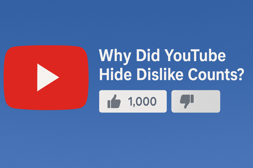 Why Did YouTube Hide Dislike Counts? Explained